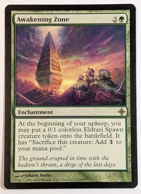 MTG CARD - 1x Awakening Zone - Rise of the Eldrazi - NM/LP - Magic The ...