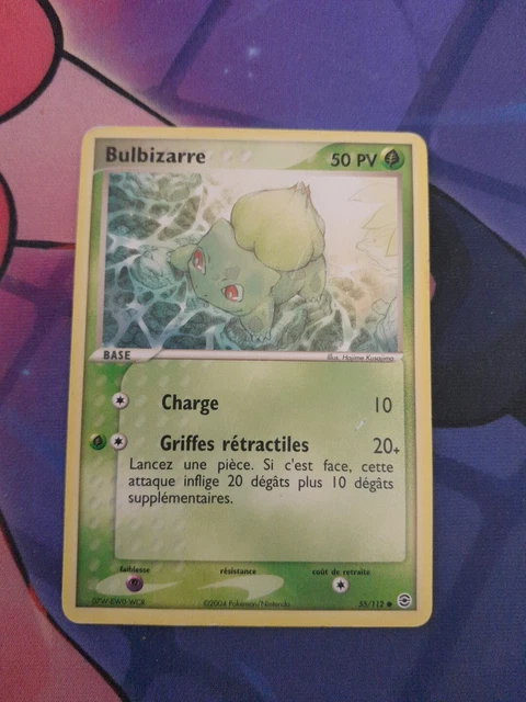 CARTE POKÉMON N°55/112 Bulbizarre - Ex Rouge Feu & Vert Feuille - VF EUR 5,00 - PicClick FR