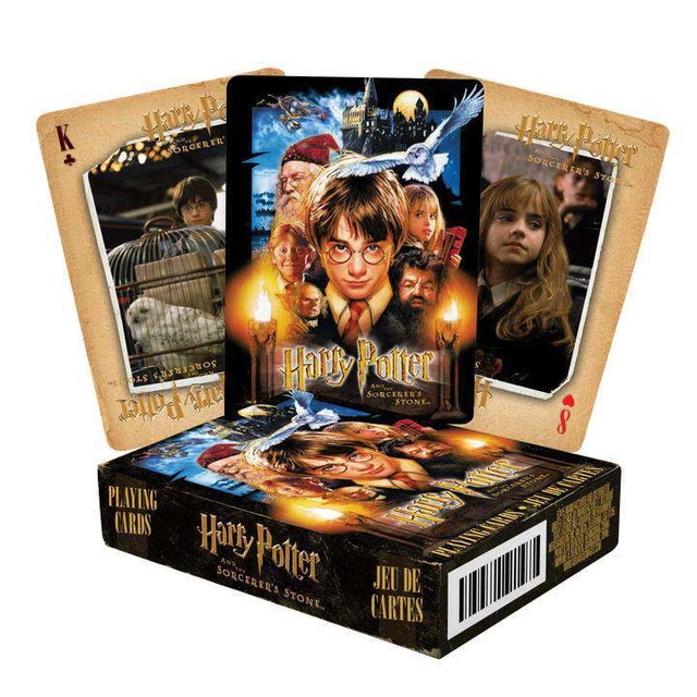 HARRY POTTER SORCIERS Stone Cartes à Jouer Cartes De Jeu Aquarius EUR ...