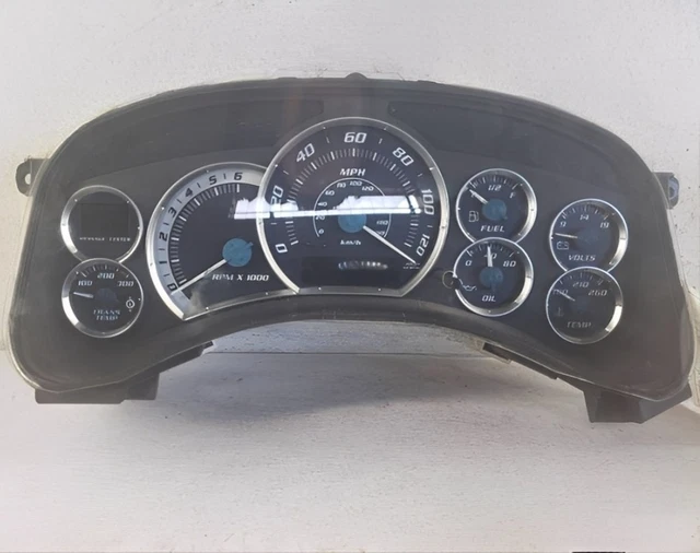 2002 CADILLAC ESCALADE Speedometer Instrument Gauge Cluster Assembly ...