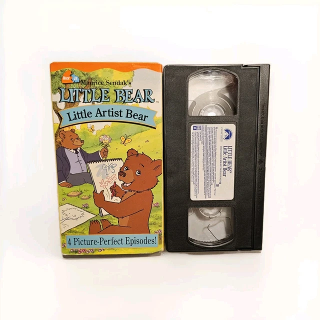 LITTLE BEAR LITTLE Artist Bear VHS 2002 Nick Jr. Maurice Sendak ...