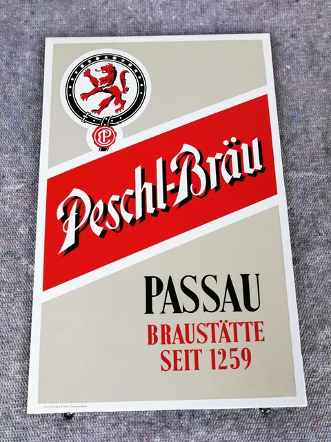 EMAILSCHILD ORIGINAL PESCHL-BRÄU Passau EUR 162,00 - PicClick DE