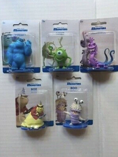 SET OF 5 Mattel Disney Pixar Monsters Inc. Collectible Toy Mini Figures ...