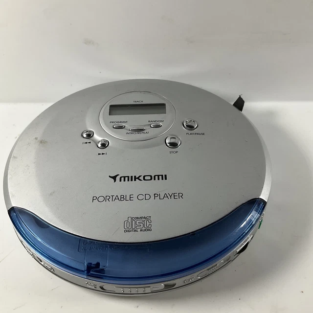 MIKOMI CD-9501 PORTABLE Personal CD Player Discman Battery Powered ...