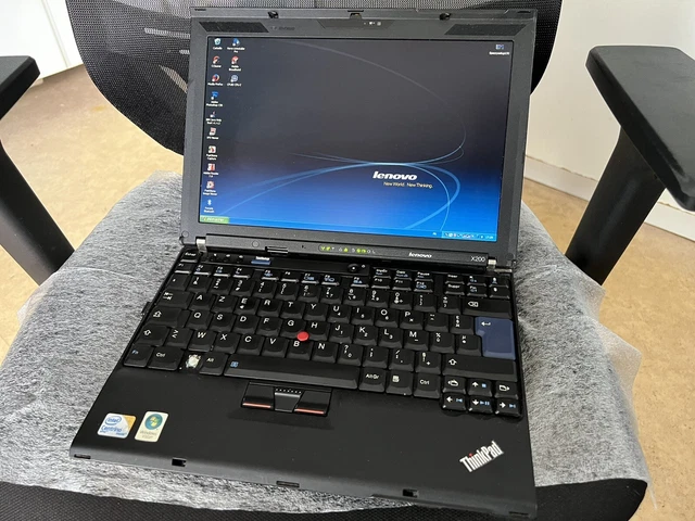 LENOVO THINKPAD X200 Windows XP SP3 Pro Original / iDeal valise de diag ...
