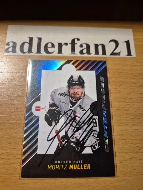 DEL 24-25 2024-2025 SIGNIERT CENTERPIECES Moritz Müller Kölner Haie KEC EUR 5,99 - PicClick DE