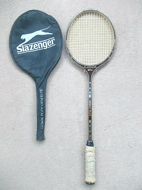 VINTAGE SLAZENGER DEMON Plus squash racquet £15.00 - PicClick UK