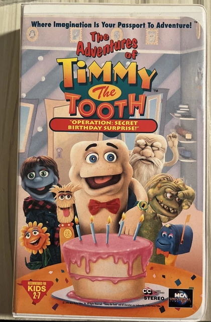 ADVENTURES OF TIMMY the Tooth : 81740, 81741 & 81742 (VHS, 1996) EUR 24 ...