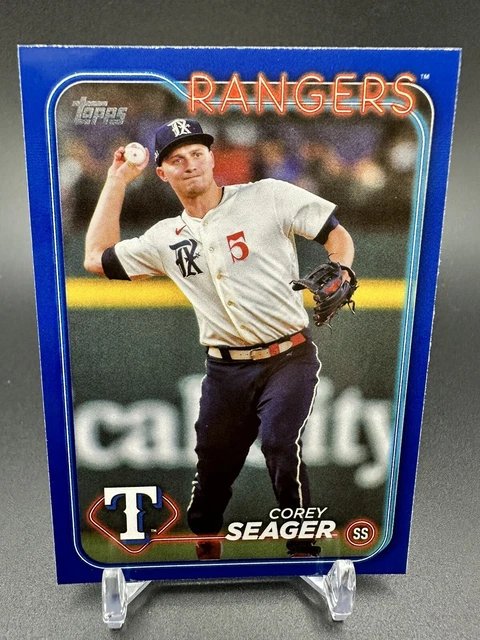 2024 TOPPS SERIES 1 Corey Seager bleu parallèle #150 Texas Rangers EUR 0,92 - PicClick FR