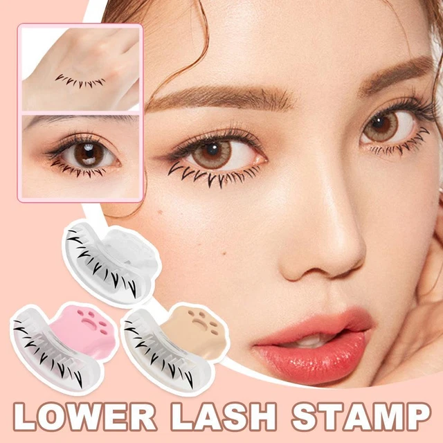 EYELASH STAMP TOOL Stamp, DIY Lower Lash Extension Natural Look For ...