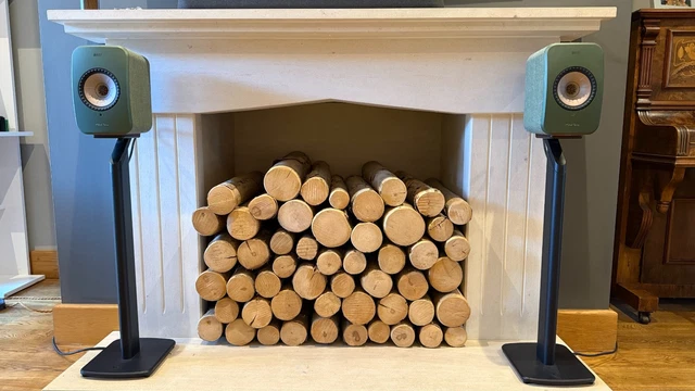 KEF LSX WIRELESS Active Speakers with Floor Stands £577.90 - PicClick UK