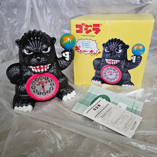 GODZILLA ALARM CLOCK 1997 Vintage SEIKO Collaboration Limited Toy ...