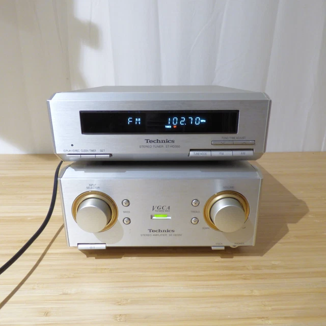 TECHNICS SE-HD350 AMPLIFIER and ST-HD350 Tuner Micro HiFi System £39.99 ...