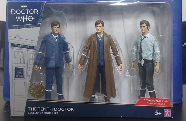 DOCTOR WHO THE Tenth/10th Doctor action figure set David Tennant 3 ...