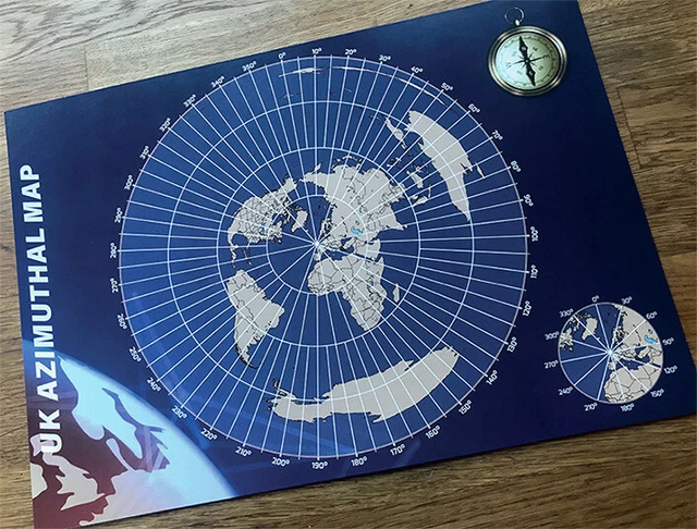 GREAT CIRCLE DX Map - Chart A4 Poster Amateur / Ham / CB Radio UK ...