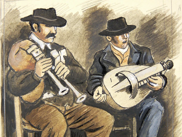 PIERRE GANDON (1899-1990) Newborn TO THE HAY-LES-ROSES Stamp Post Music ...