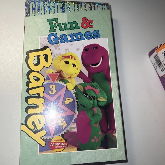 BARNEY - BARNEYS Fun and Games (VHS, 1996) £8.87 - PicClick UK