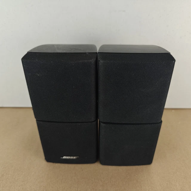 2 X BOSE Acoustimass Home Cinema Double Cube Speakers *PLEASE READ* £34 ...