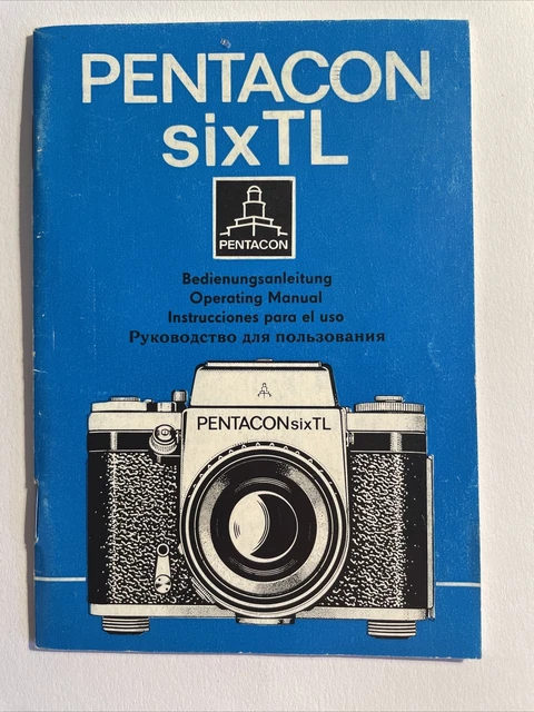 PENTACON SIX TL - Operating Manual Instructions for use £11.97 - PicClick UK