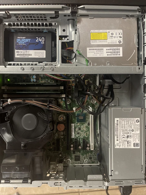 HP ELITEDESK 800 G2 SFF Desktop PC i5-6500 8GB RAM 240GB SSD DVD ...