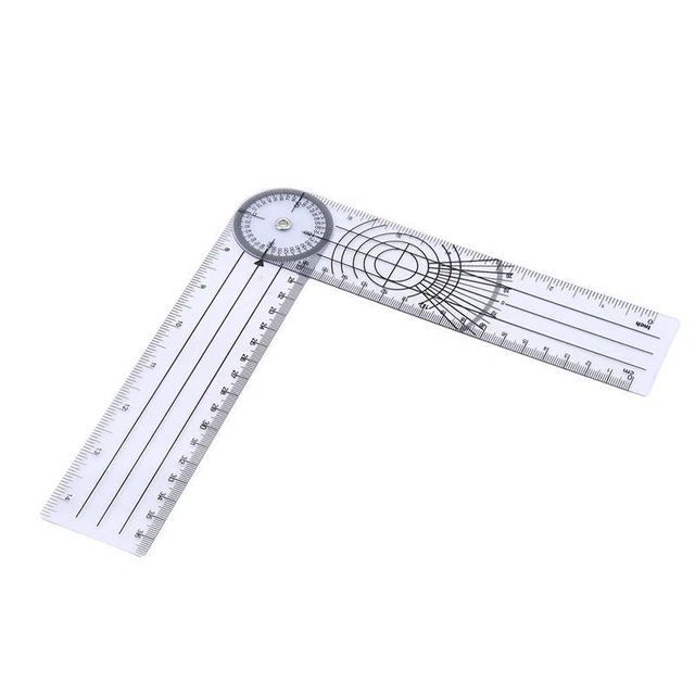 USEFUL 360 DEGREE Goniometer Multi-Scale Goniometer Measuring Teaching ...