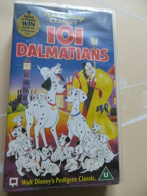 DISNEY’S 101 DALMATIONS VHS Video £4.49 - PicClick UK