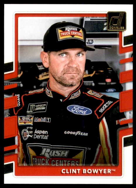 FEUILLE D'OR DONRUSS 2018 #40A Clint Bowyer nom à droite /499 EUR 1,66 ...
