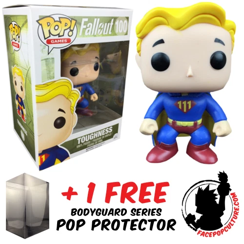 FUNKO POP FALLOUT Vault Boy Toughness #100 Exclusive Vinyl Figure ...