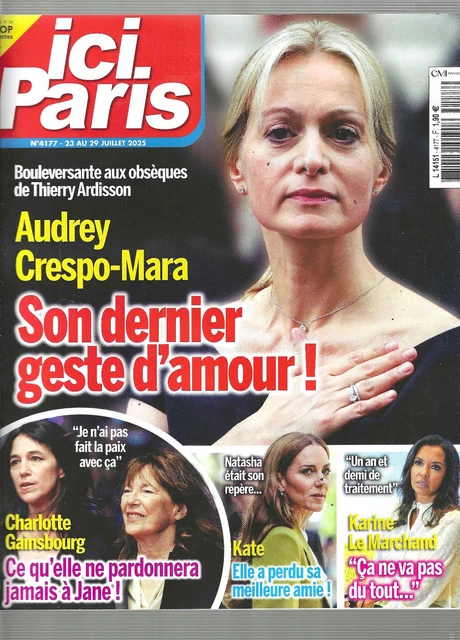 ICI PARIS-23 JUILLET 2025-Audrey CRESPO-MARA/Charlotte GAINSBOURG/LE ...