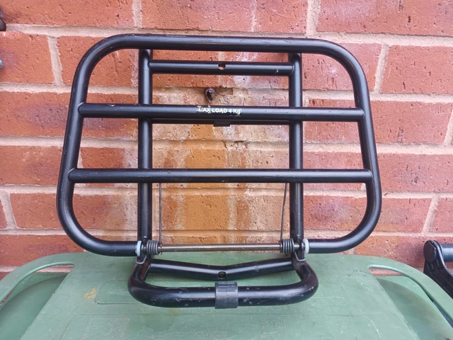 ROYAL ALLOY ? Front Rack Carrier In Black Unused But Needs Fixings £30. ...