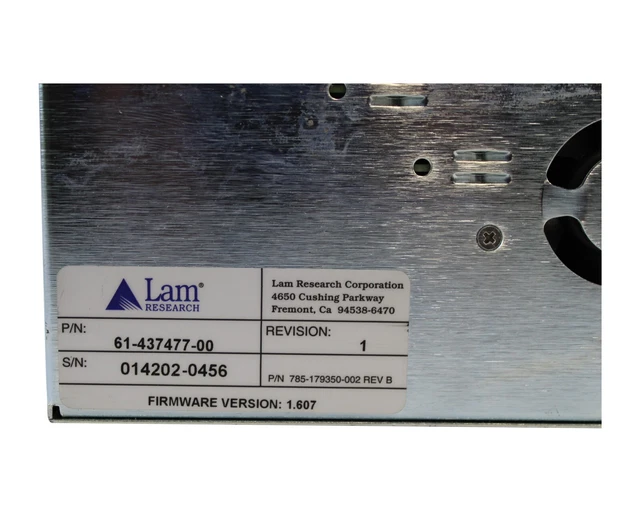 LAM RESEARCH EIOC 1 Below Chamber 61-437477-00 Rev 1 £2,024.63 ...
