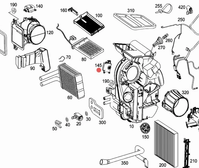 MERCEDES W451 SMART SERVOMOTOR AIR CONDITIONING ACTUATOR OEM 4518290101 ...