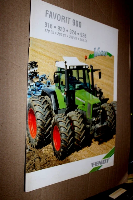 PROSPECTUS TRACTEUR FENDT FAVORIT 926 Tractor Traktor Trattore Prospekt Brochure £13.55 ...