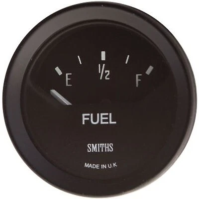 SMITHS CLASSIC GT40 Style Fuel Gauge 52mm Black Bezel £63.79 - PicClick UK