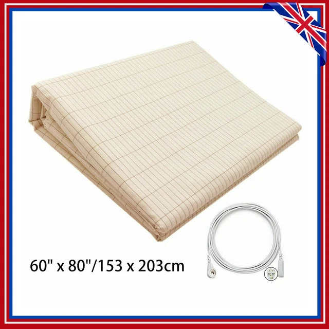 DOUBLE BED SIZED Earthing Sheet Grounding Sheet & Conductive Copper ...