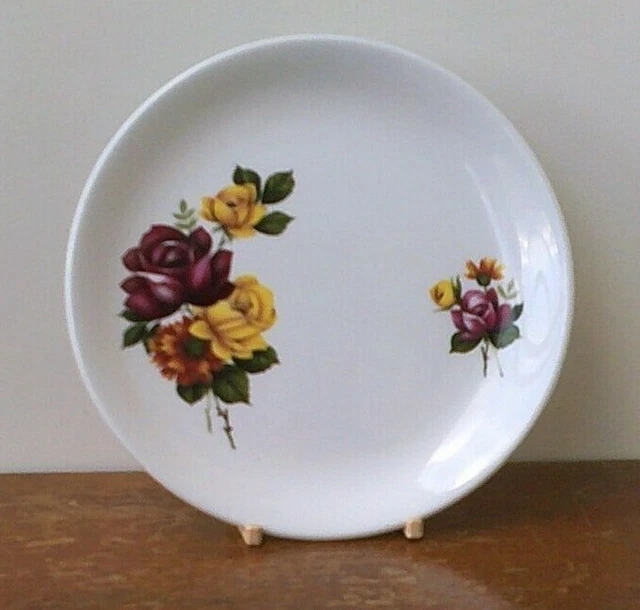 VINTAGE (1940'S) ALFRED Meakin (Rose Design) Ironstone Side Plate # 1 ...