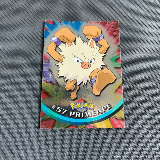 PRIMEAPE HOLO FOIL CARTA POKEMON TOPPS SERIES Buone Condizioni (EX) EUR ...