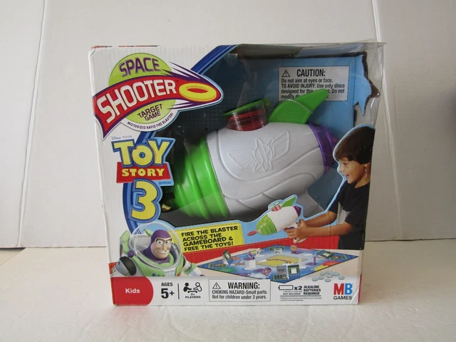 NEW MB TOY Story 3 Space Shooter Target Game Rapid Fire Blaster Safe ...