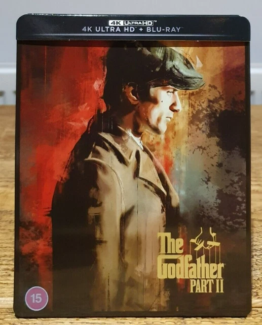 THE GODFATHER PART II (4K Ultra HD & Blu Ray) Steelbook, Brand New But ...