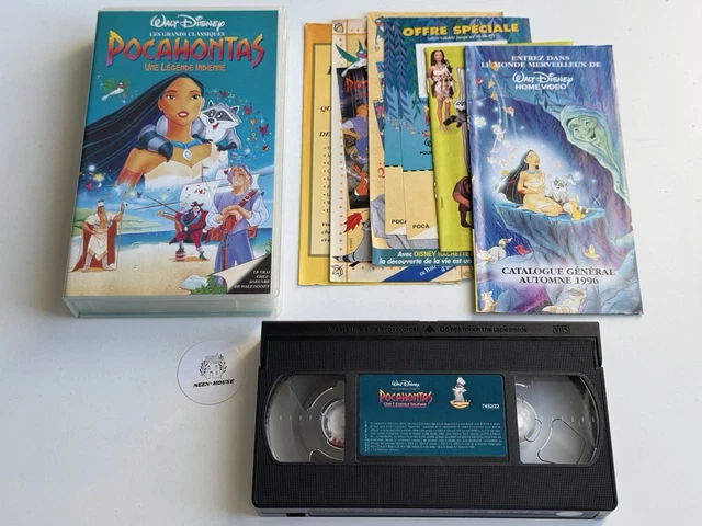 POCAHONTAS - CASSETTE VHS + Publicités Disney - Walt Disney - FR - 1995 ...