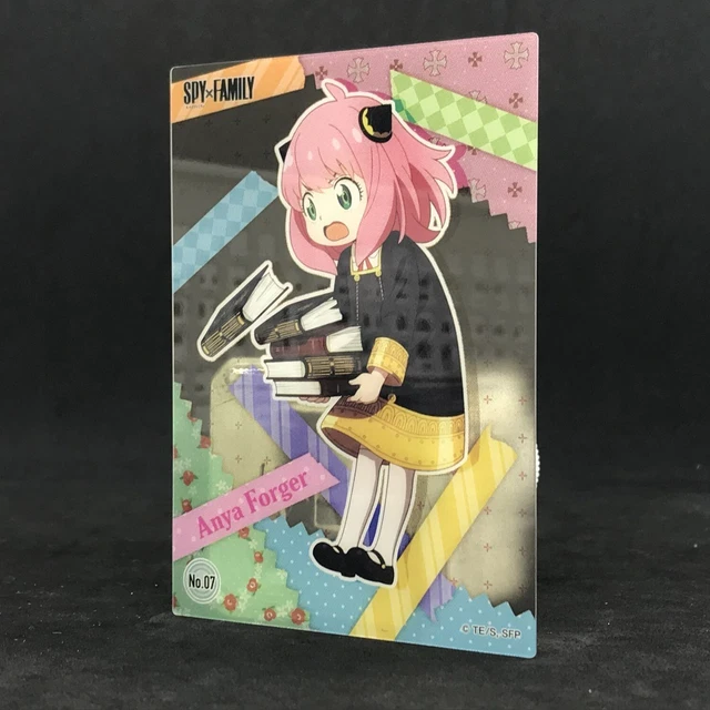 SPY X FAMILY ANYA FORGER No.07 Japanese Collectable Clear Card Anime £5 ...
