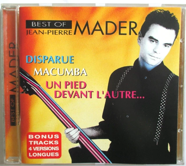 JEAN-PIERRE MADER - Cd "Best Of" - 4 Versions Maxi - Disparue - Macumba ...