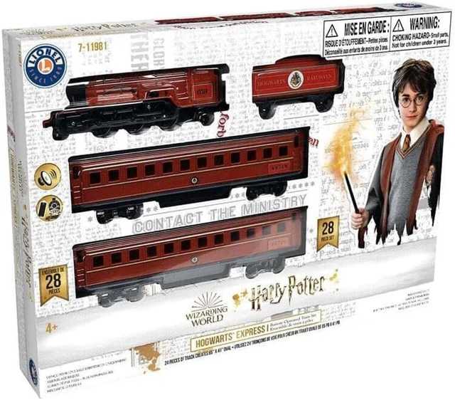 HARRY POTTER HOGWARTS Express Train Set LIONEL Wizarding World 28pc ...