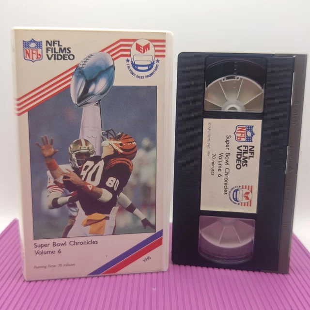 NFL FILMS VIDEO Super Bowl Chronicles Volume 6 VHS 49ers Bengals ...