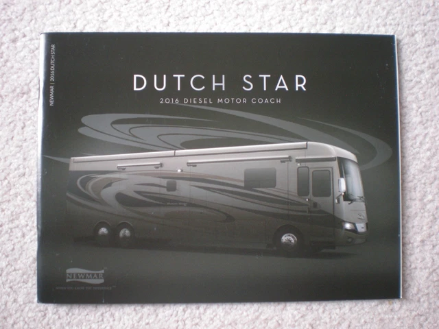 ORIGINAL 2016 RV NEWMAR Dutch Star Motor Home Coaches Brochure Manual ...