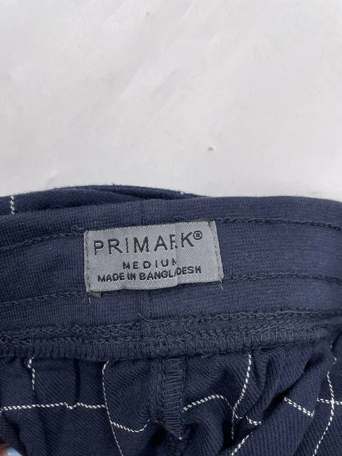 PRIMARK BLUE/WHITE LARGE Check Pajama Pants Womens £20.68 - PicClick UK