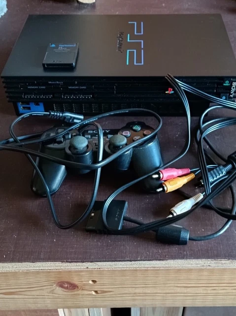 SONY PS2 PHAT Console, Controller, Av, Power Lead, Memory Card And 22 ...