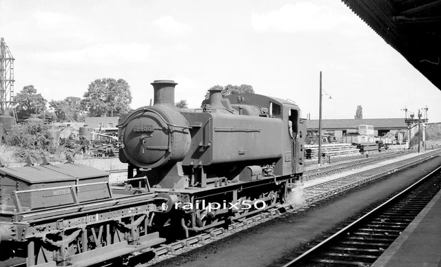ORIGINAL RAILWAY NEGATIVE. RA167. Steam loco Pannier 9466. Westbury ...