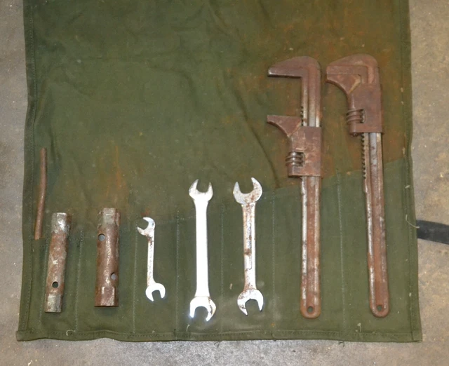 BRITISH MILITARY ARMY Spanner & Wrench Tool Kit £24.99 - PicClick UK