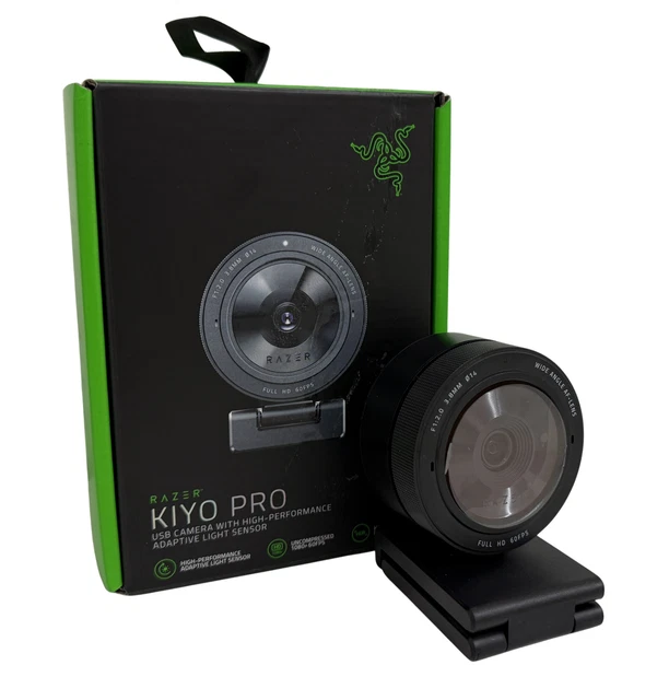 RAZER KIYO PRO USB Streaming Kamera Webcam 1080p 60 FPS HDR ...